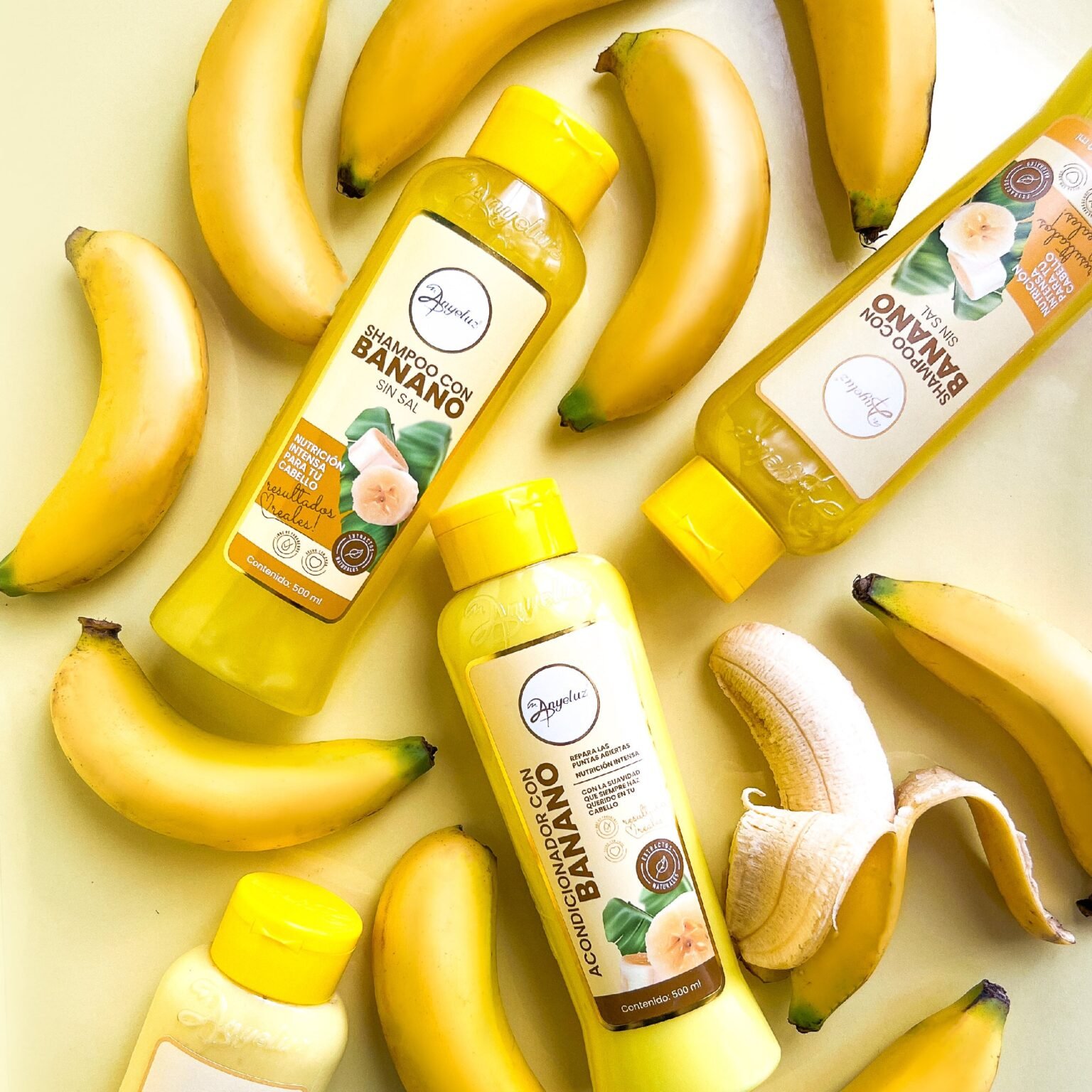Shampoo con Banano 500ml Anyeluz – Mystic Store
